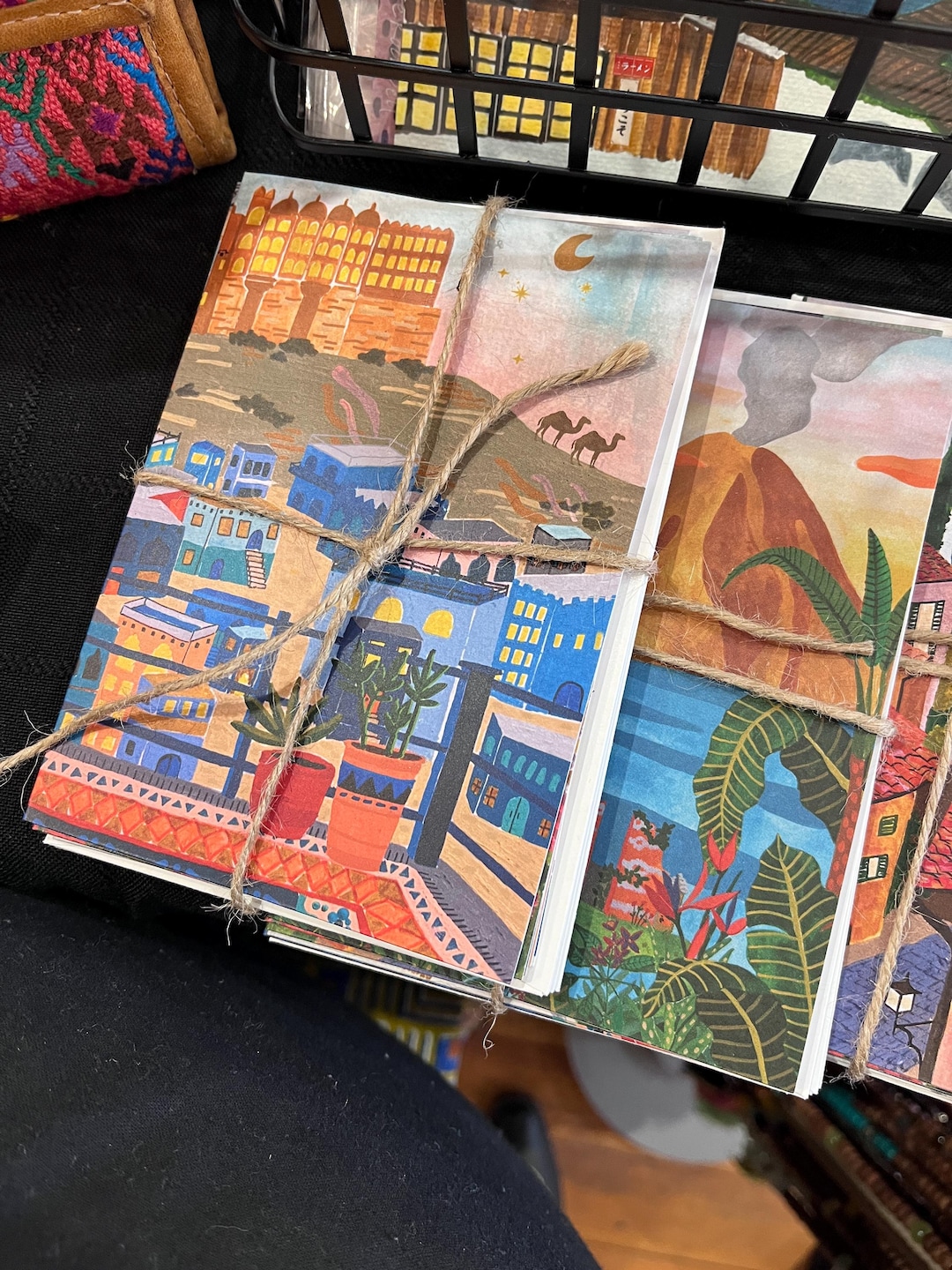Travel-inspired Greeting Cards Set of 5 | Hand-painted World ...