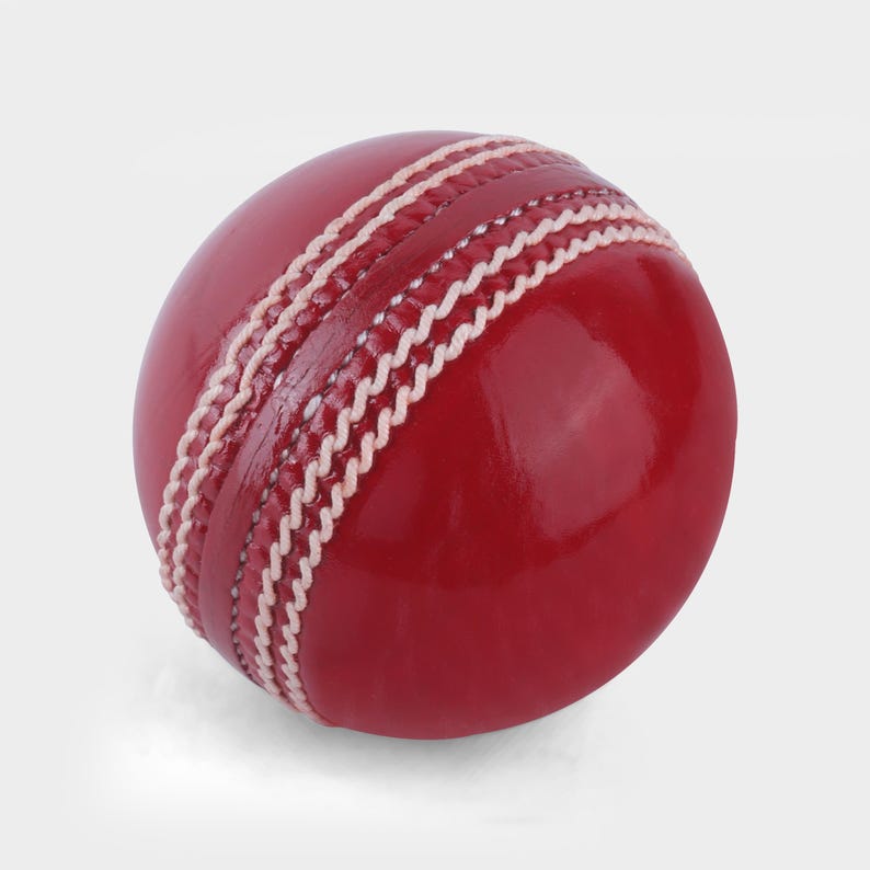 Handmade Red Leather Cricket Ball - Professional Cricket Ball, Hard ...