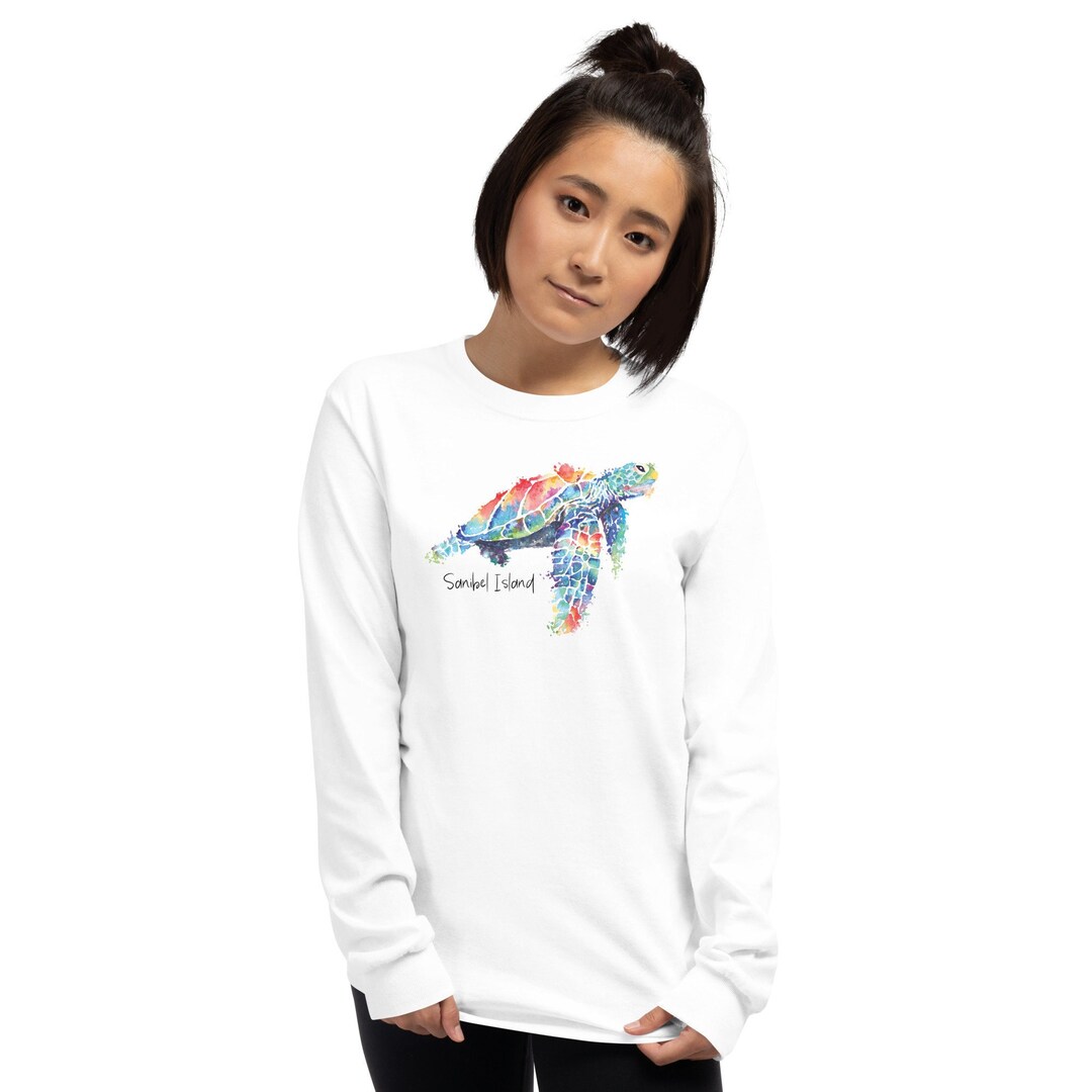 Sanibel Sea Turtle Tshirt, Sanibel Shirt, Island Vibes Shirt, Sanibel ...