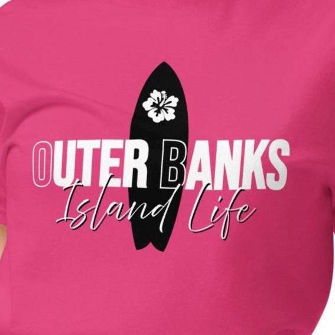 Outer Banks Island Life, OBX Summer Tshirt, Beach Life, NC Beach ...