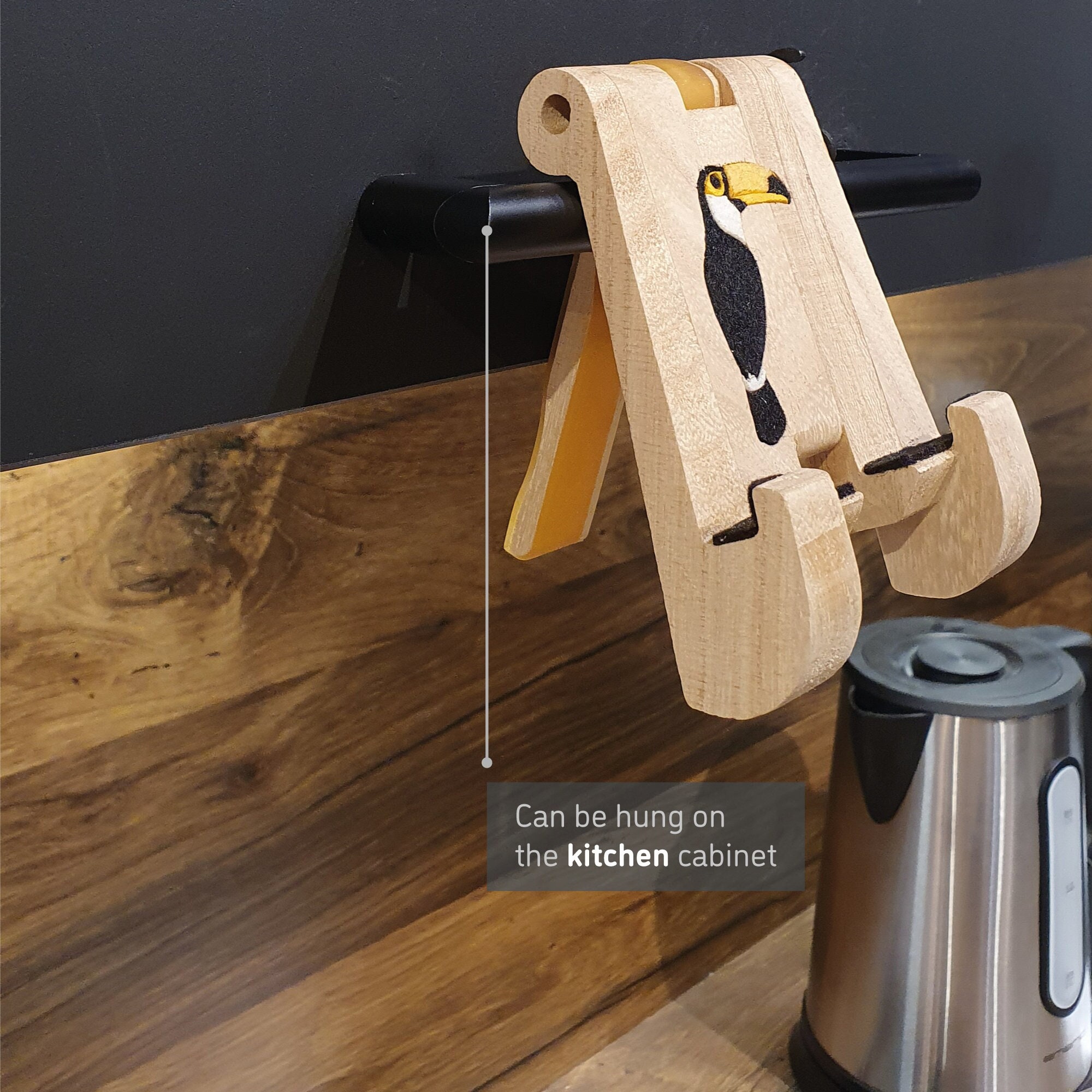 Mobile Phone Stand Made of Wood | Cell Phone Holder | Smartphone Holder ...