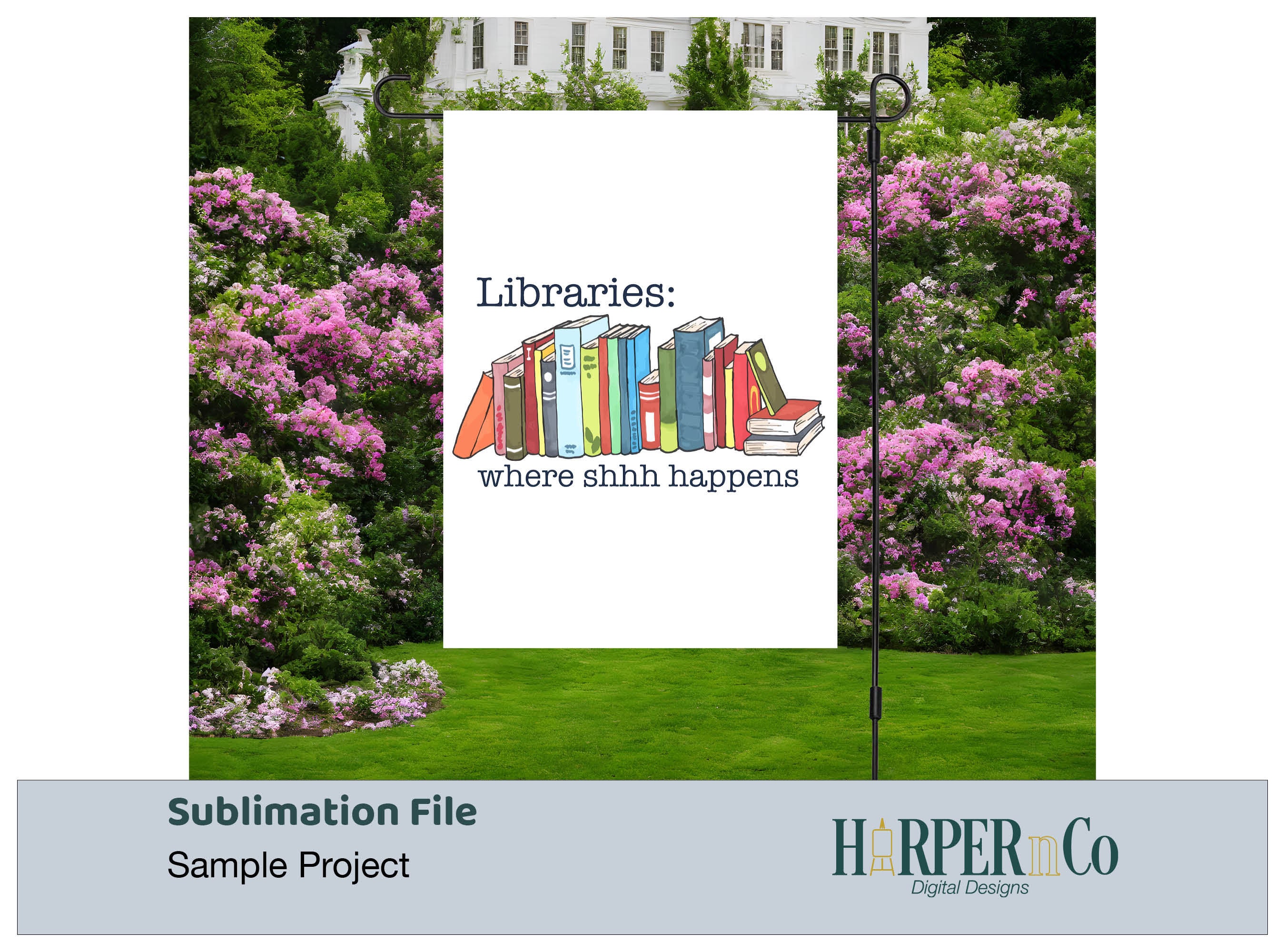 Libraries Where Shhh Happens PNG Sublimation File Library - Etsy