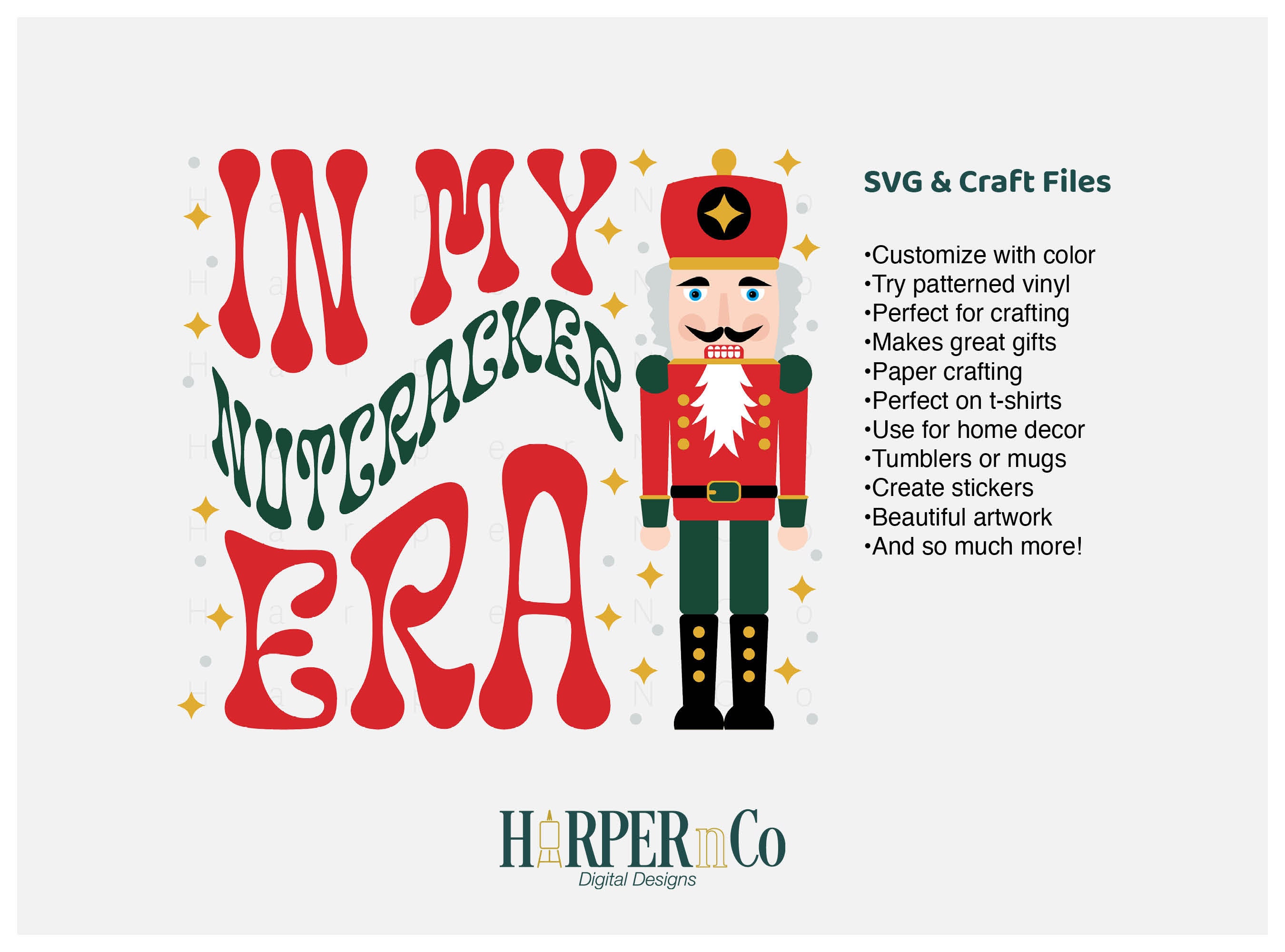 In My Nutcracker Era SVG Nutcracker Ballet SVG Nutcracker Christmas PNG ...