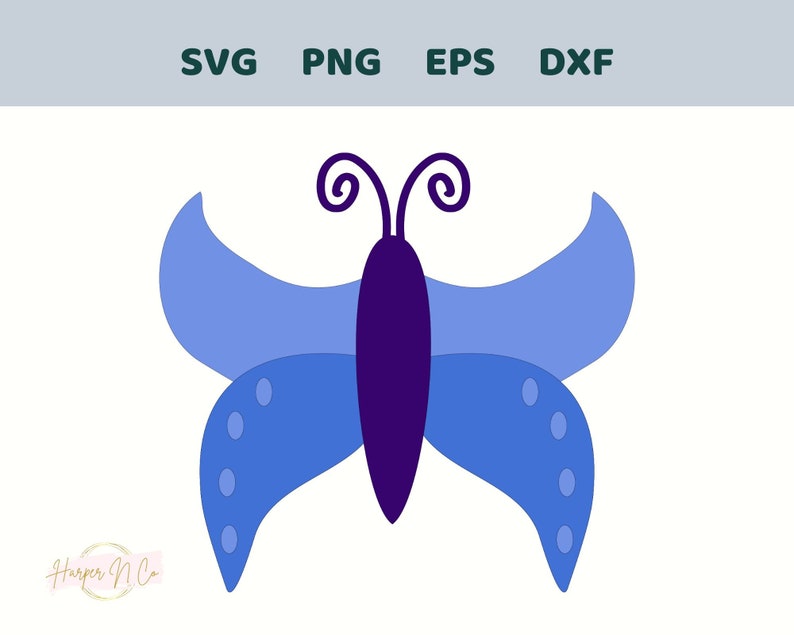 Blue Purple Butterfly SVG Layered Image Circuit Silhouette Cutting ...