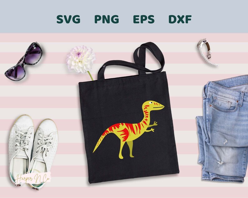 Dinosaur SVG, Velociraptor PNG, Raptor Cut File, Dinosaur Image for for ...