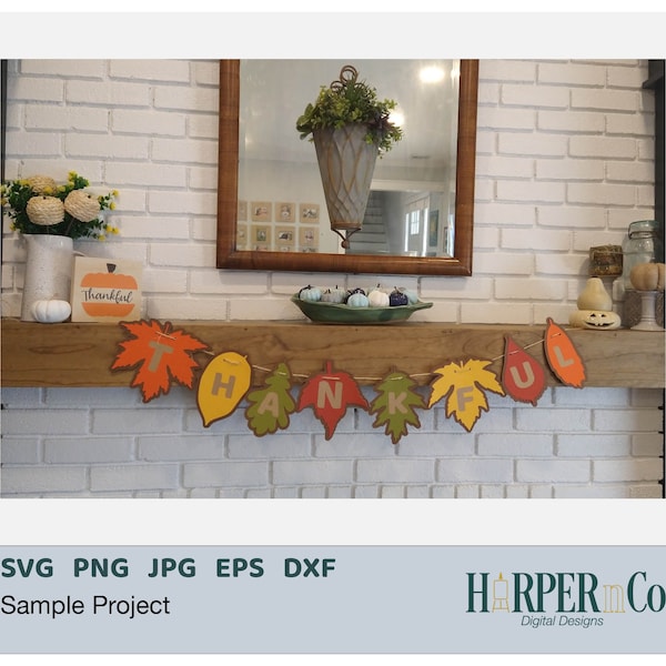 Thanksgiving Banner - Etsy
