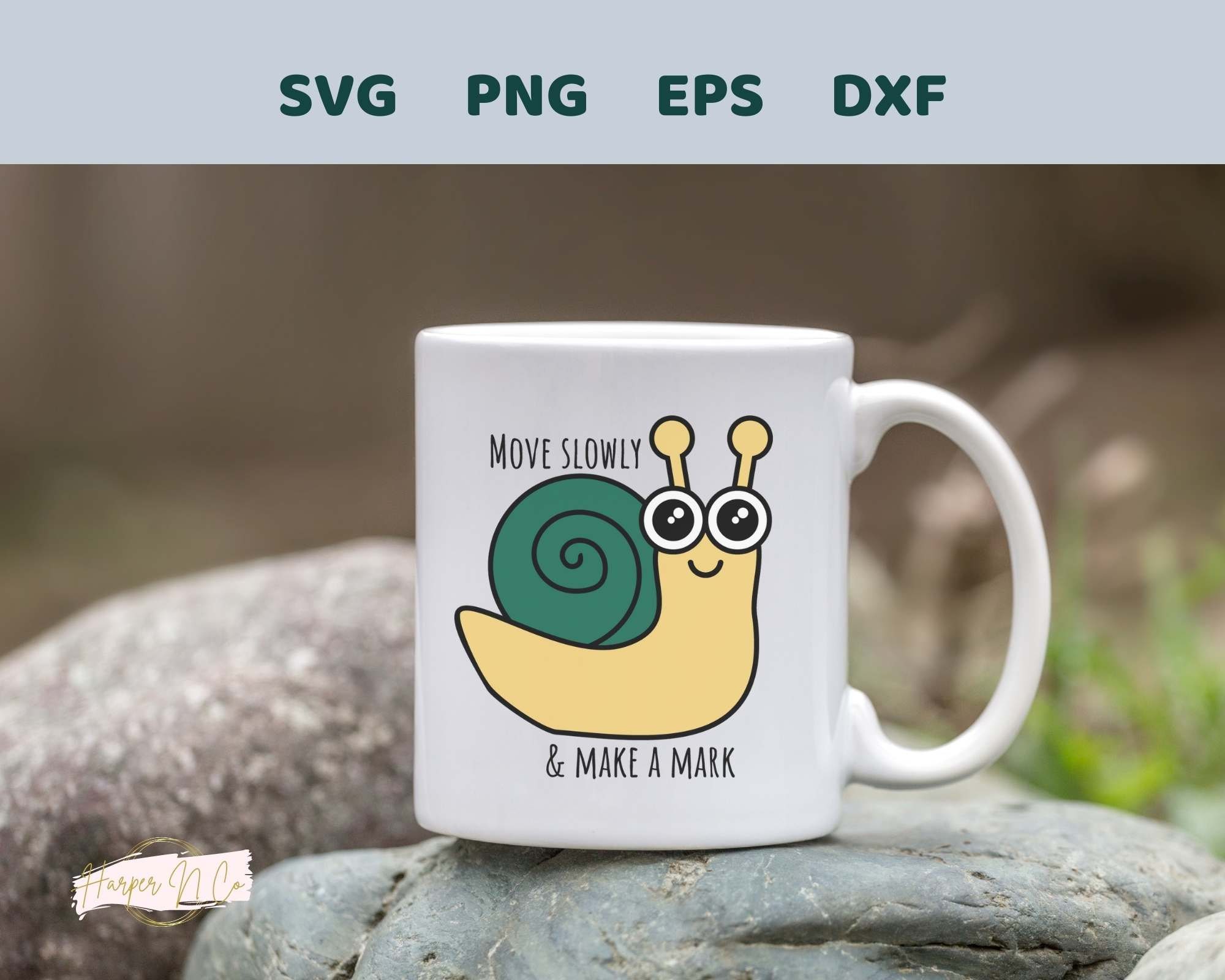 Funny Snail Sayings Bundle, Snail SVG, Layered Cut Files for Cricut ...