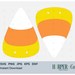 Candy Corn Bunting SVG, Fall Banner, Template, Pennant, Decoration ...