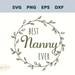 Best Nanny Ever SVG, Make a Personalized Mothers Day Gift, File for ...