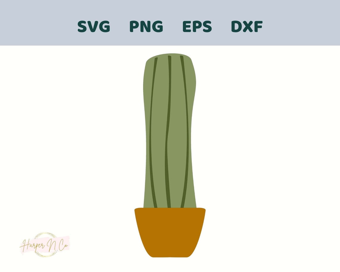 Cactus SVG, Succulent Png, Instant Download, Layered Svg, Cactus Png ...
