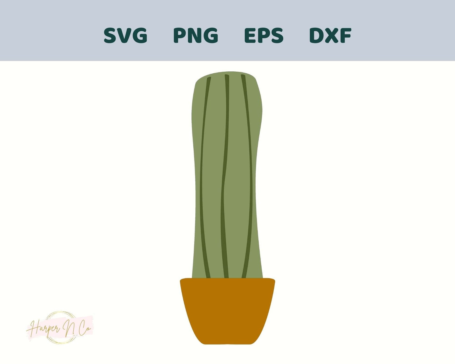 Cactus SVG, Succulent Png, Instant Download, Layered Svg, Cactus Png ...