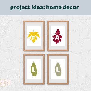 Leaf Alphabet, Monogram, Letters in Leaves, Sublimation, Cricut ...