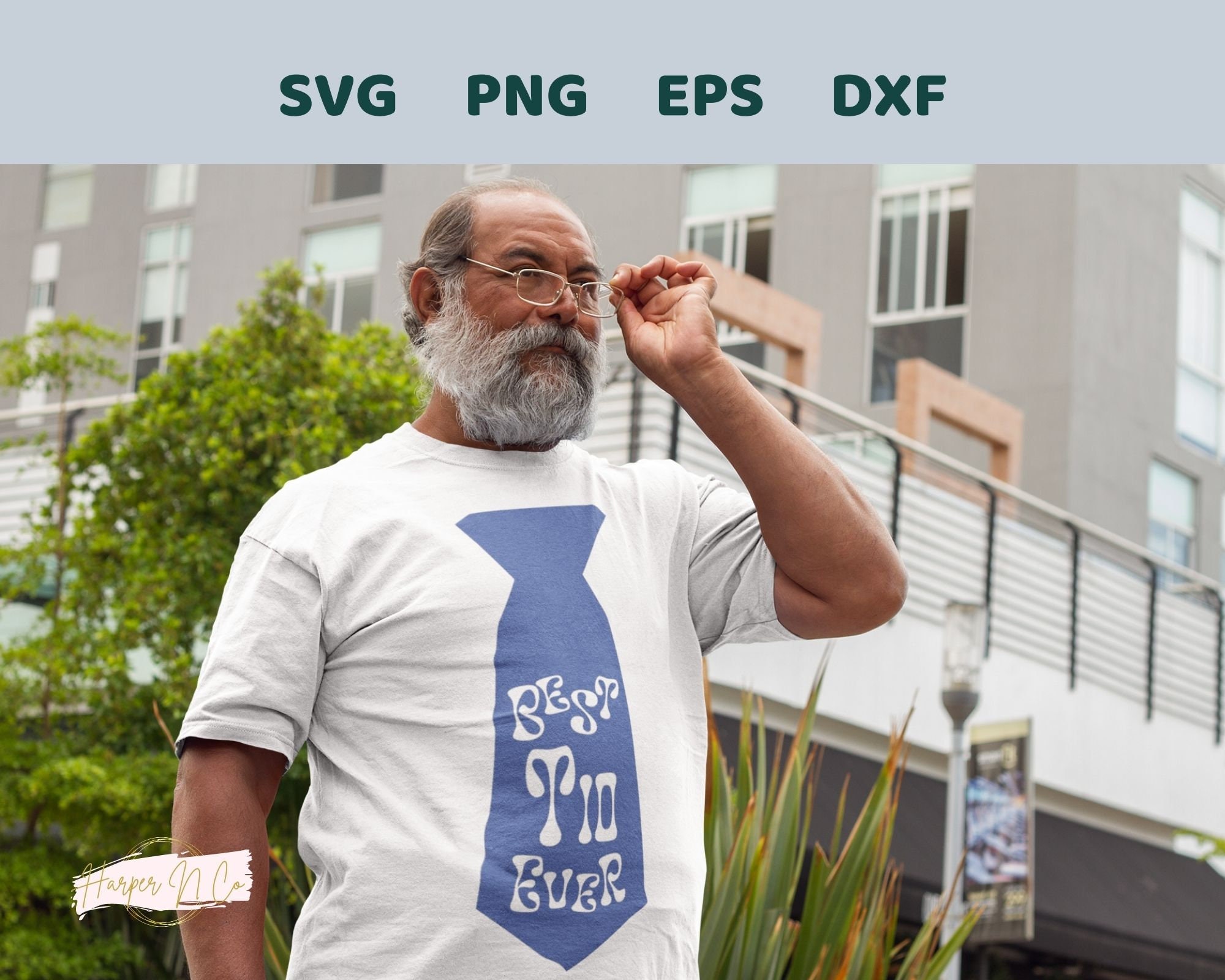 Best Tio Ever Father's Day Tie SVG Image for Cricut Silhouette ...