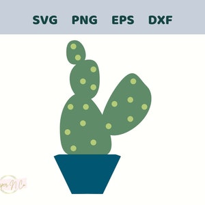 Cactus SVG, Succulent Png, Instant Download, Layered Svg, Cactus Png ...