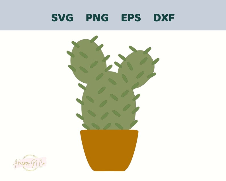 Cactus SVG, Succulent Png, Instant Download, Layered Svg, Cactus Png ...