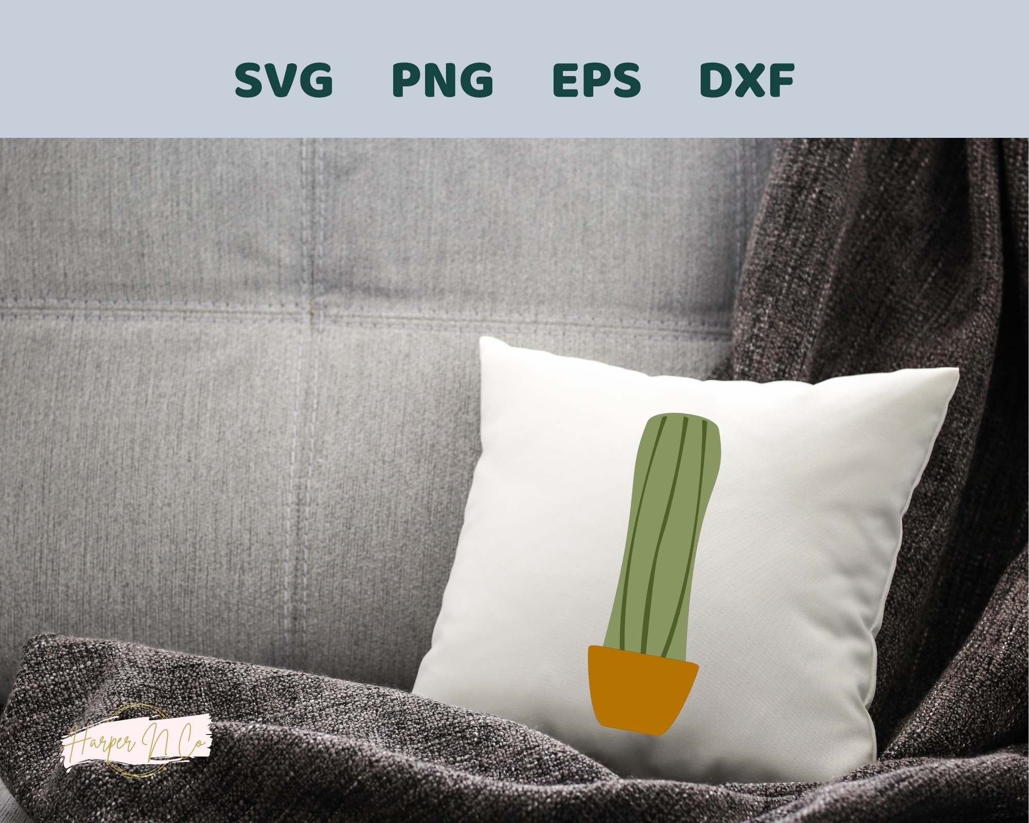 Cactus SVG, Succulent Png, Instant Download, Layered Svg, Cactus Png ...