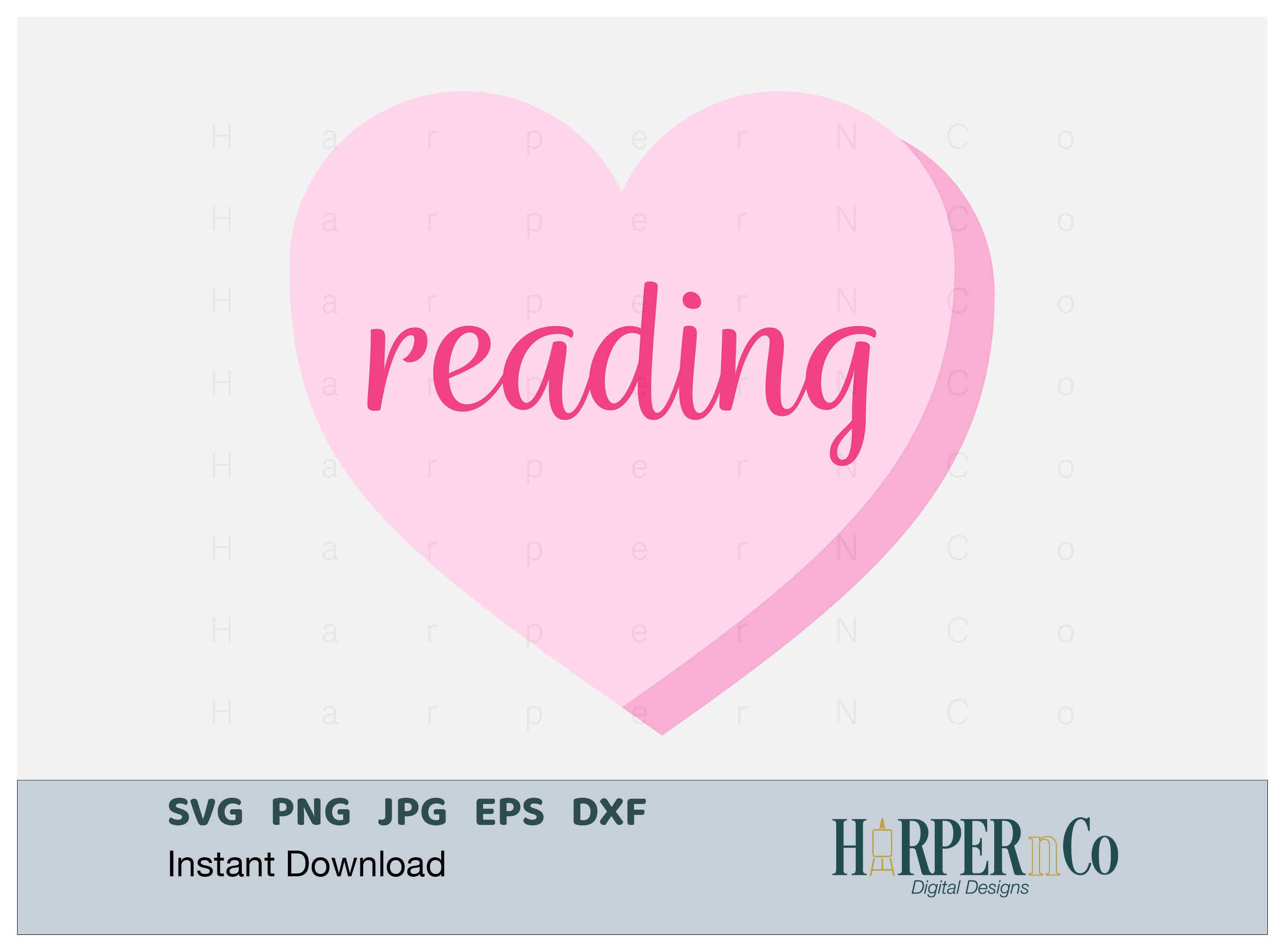 Reading Conversation Heart SVG, Valentine's Day, Valentine T-shirt ...