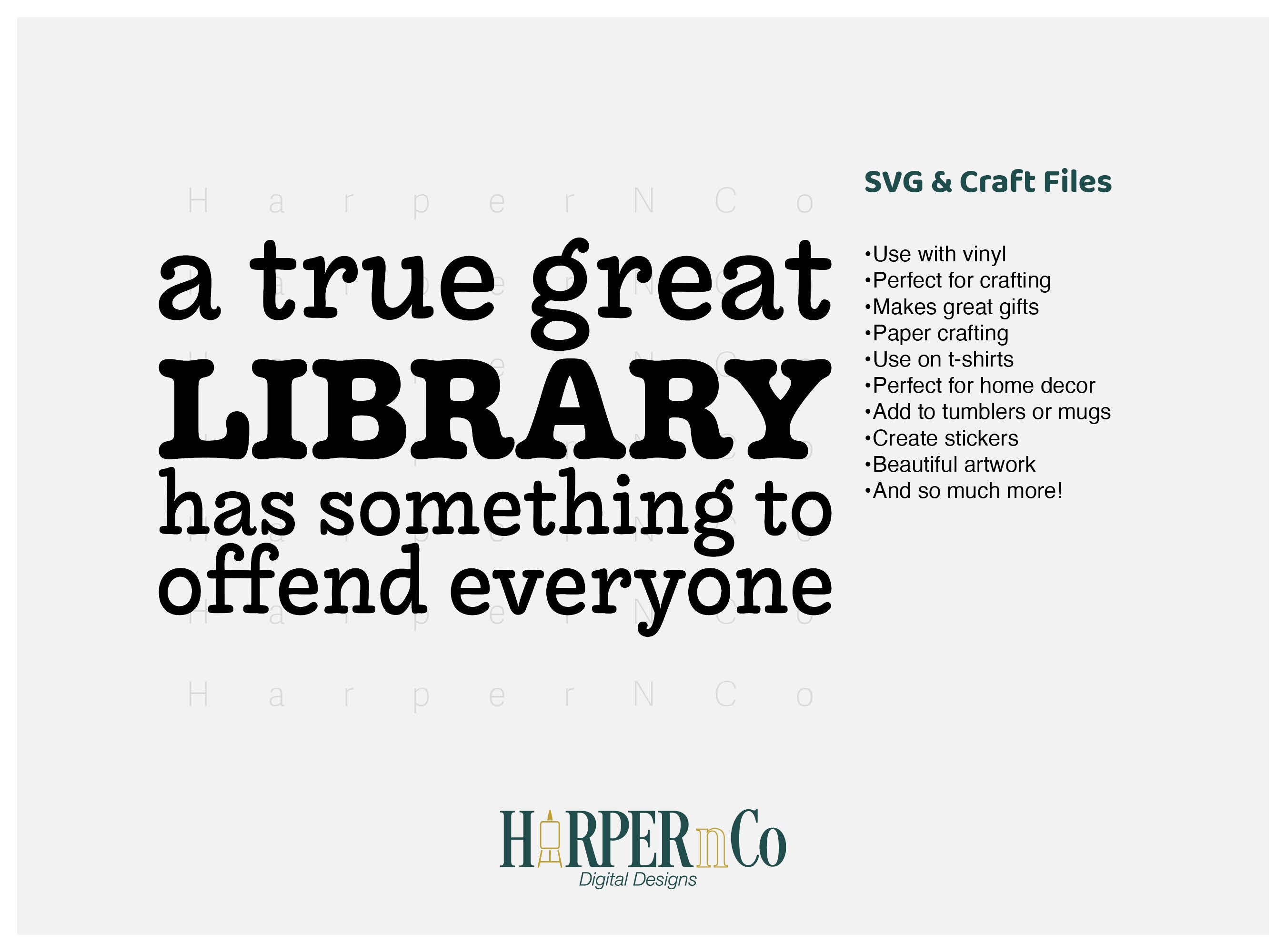Banned Books SVG True Great Library Has Something to Offend - Etsy