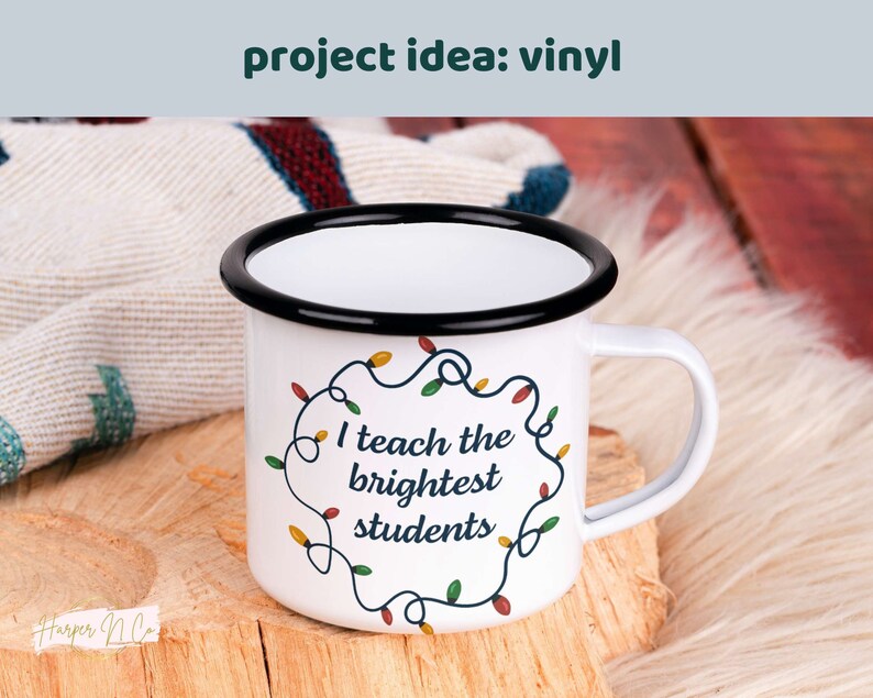 I Teach the Brightest Students SVG File Christmas Classroom - Etsy
