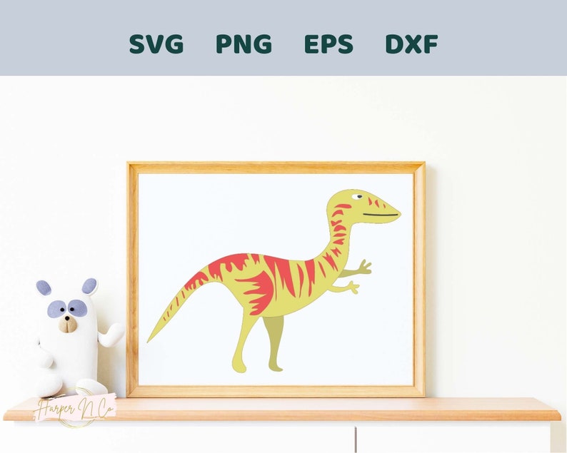 Dinosaur SVG, Velociraptor PNG, Raptor Cut File, Dinosaur Image for for ...