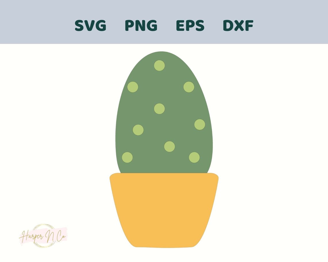 Cactus SVG, Succulent Png, Instant Download, Layered Svg, Cactus Png ...
