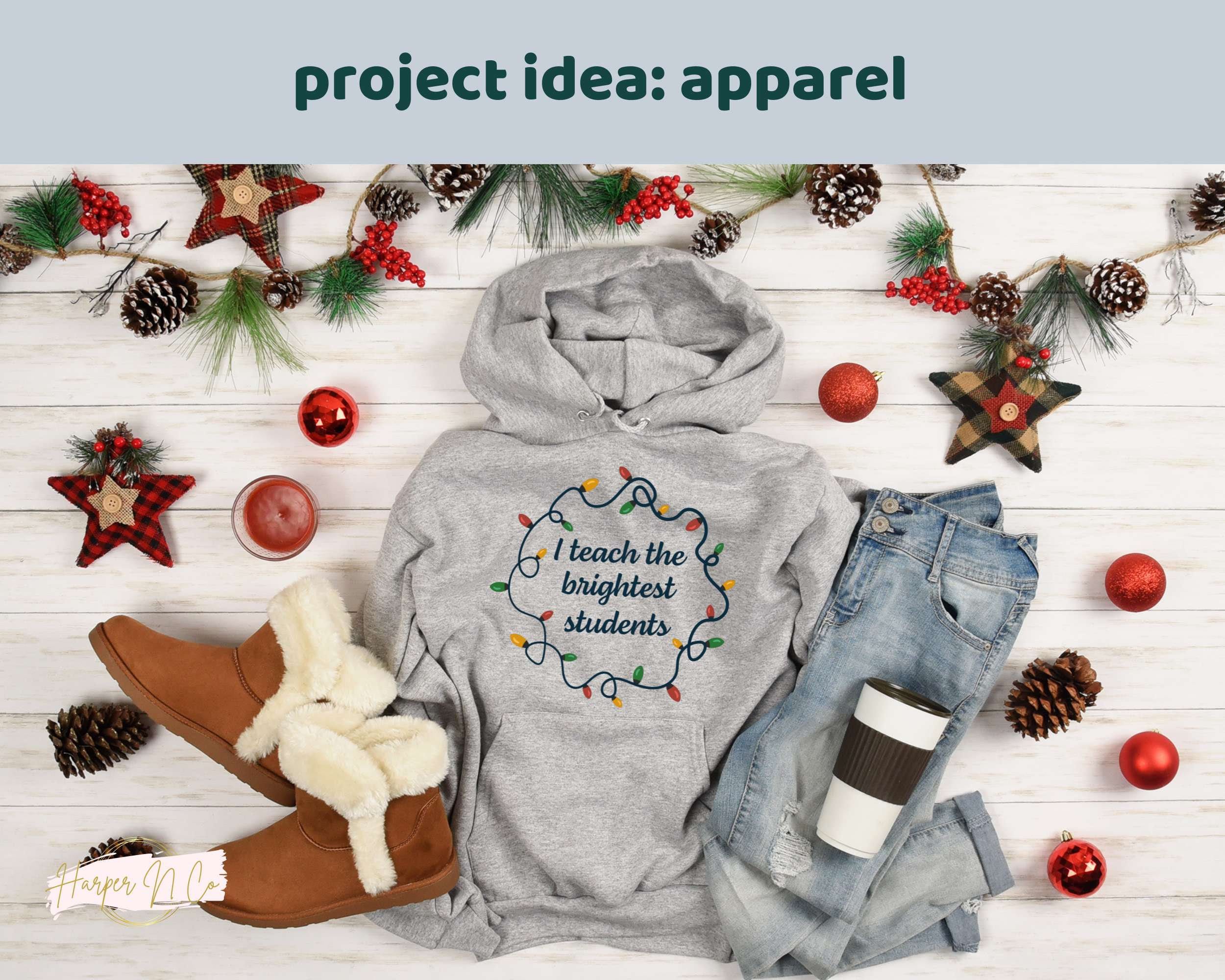 I Teach the Brightest Students SVG File, Christmas Classroom ...