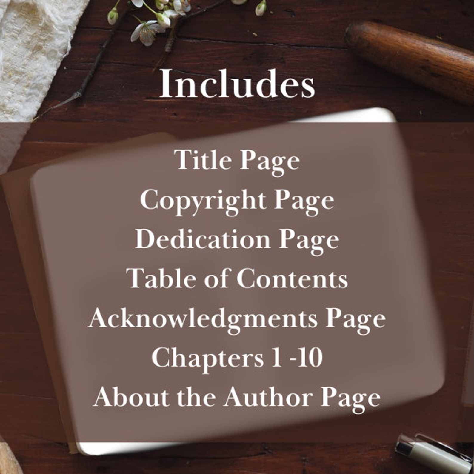 Book Format & Layout Editable Template | KDP Interior Design Template ...