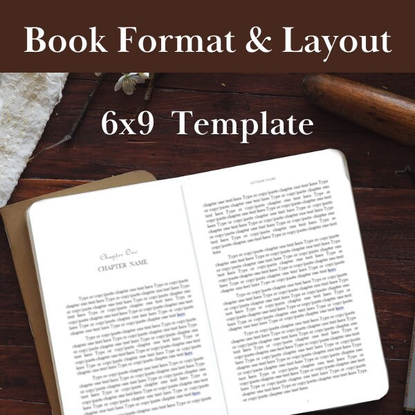 Book Format & Layout Editable Template | KDP Interior Design Template ...
