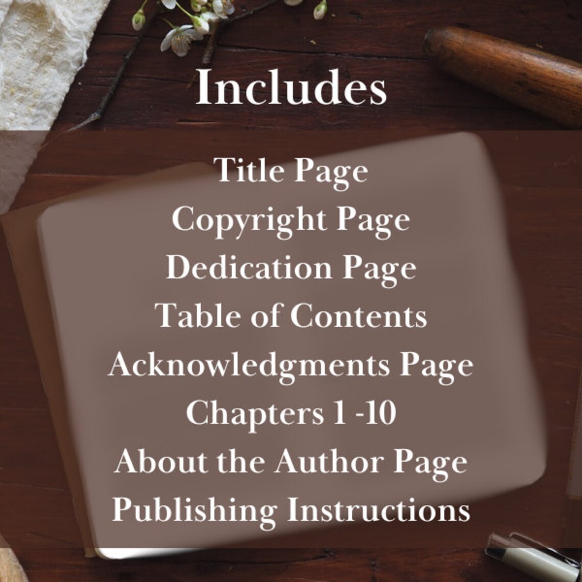 Book Format & Layout Editable Template | KDP Interior Design Template ...