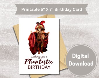 Opera Birthday Card - Etsy