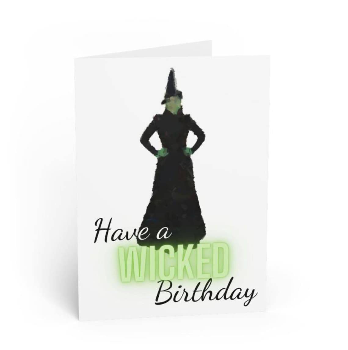 Wicked Birthday Card. Instantly Downloadable Abstract Print Effect ...