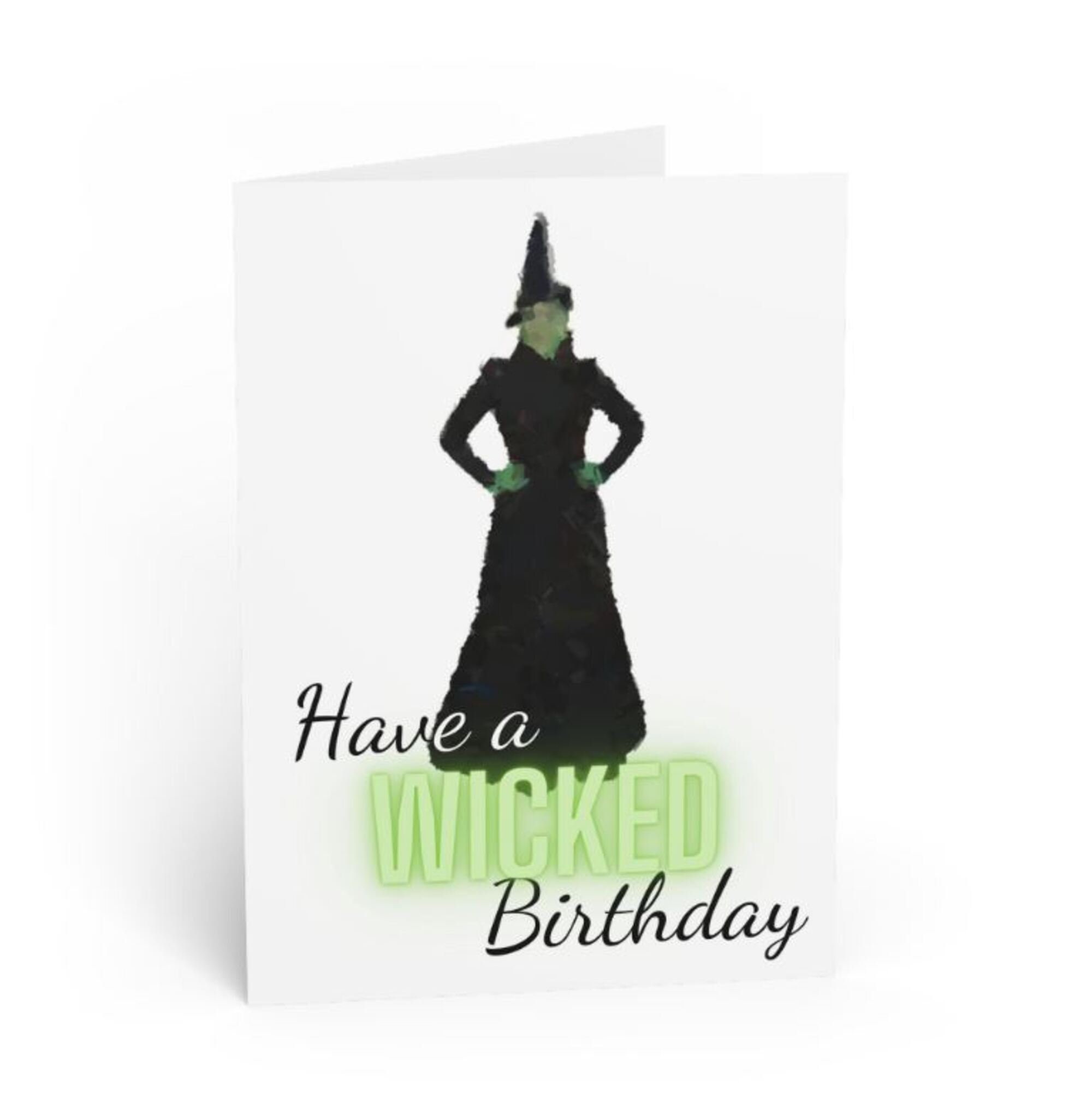 Wicked Birthday Card. Instantly Downloadable Abstract Print Effect ...