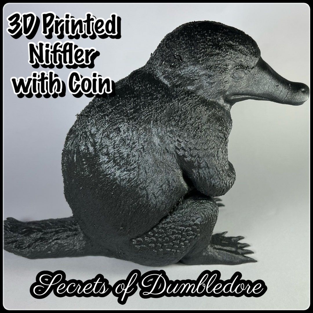 3D Printed Niffler W/coin From Fantastic Beasts - Etsy