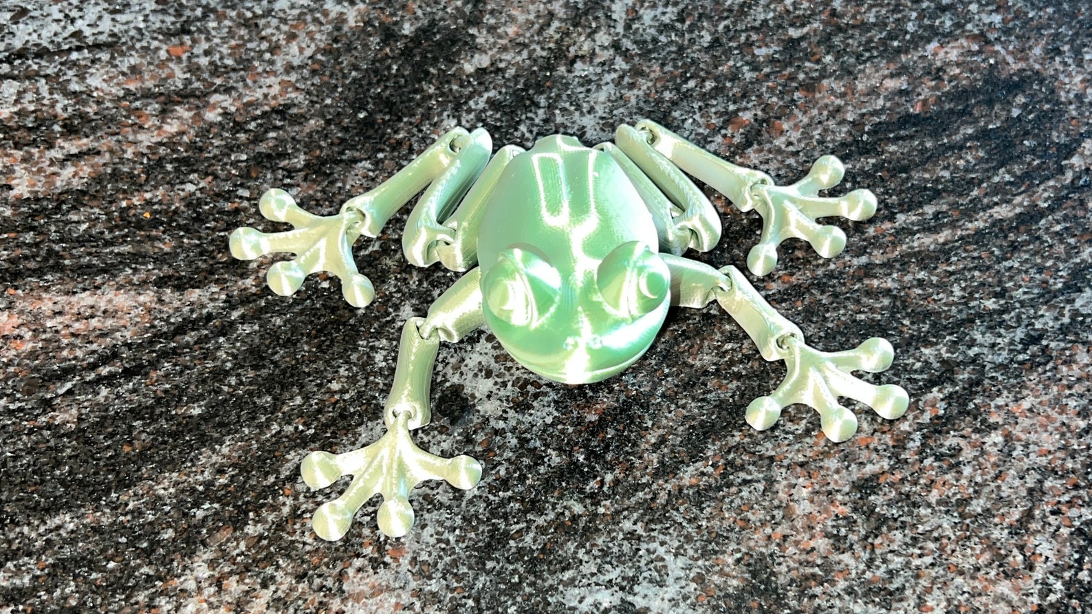 3D Printed Articulated Flexi Frog - Etsy