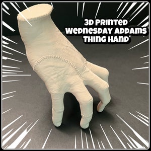 3D Printed | Wednesday Addams Thing Hand | by Hex3d - Etsy