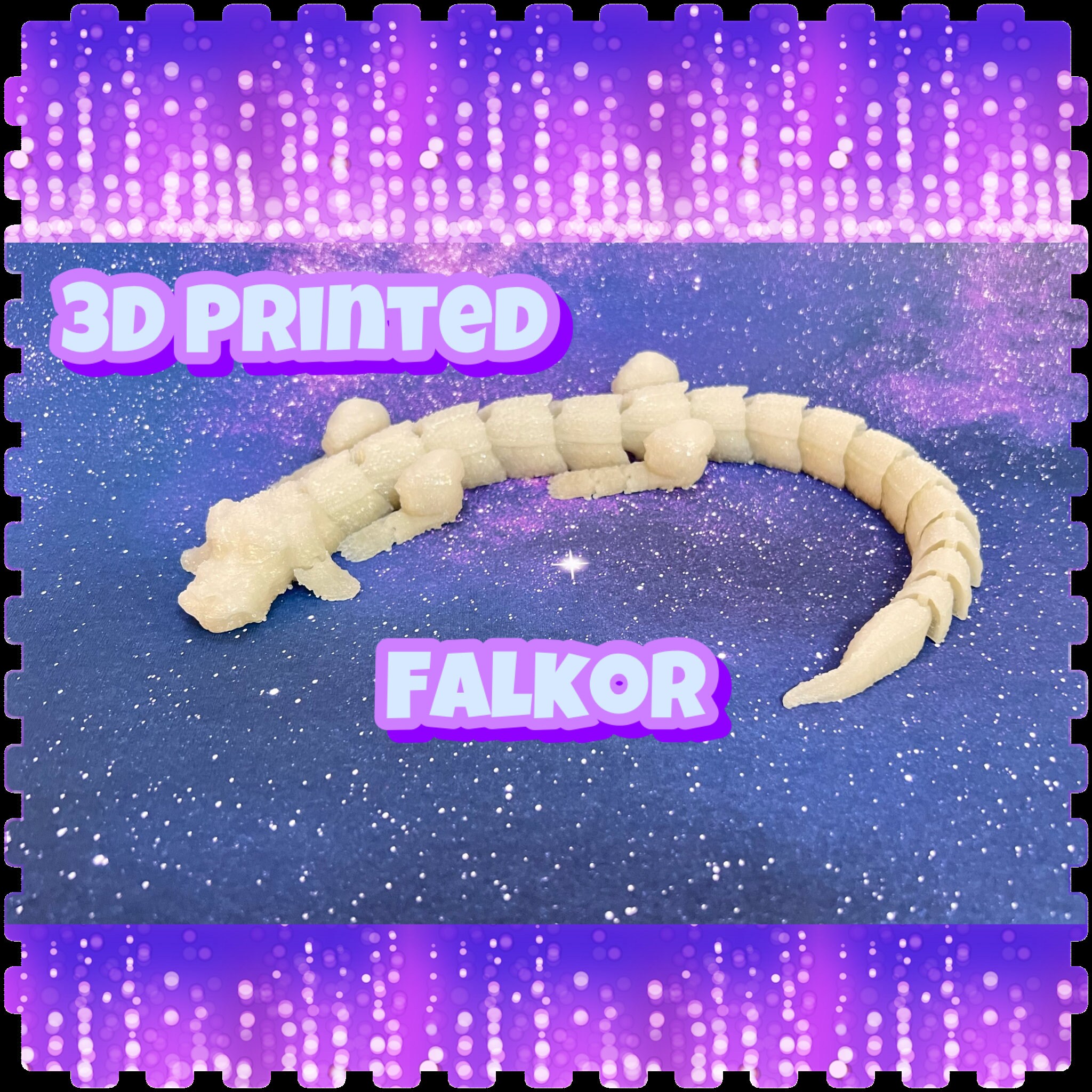3D Printed Falkor Neverending Story - Etsy