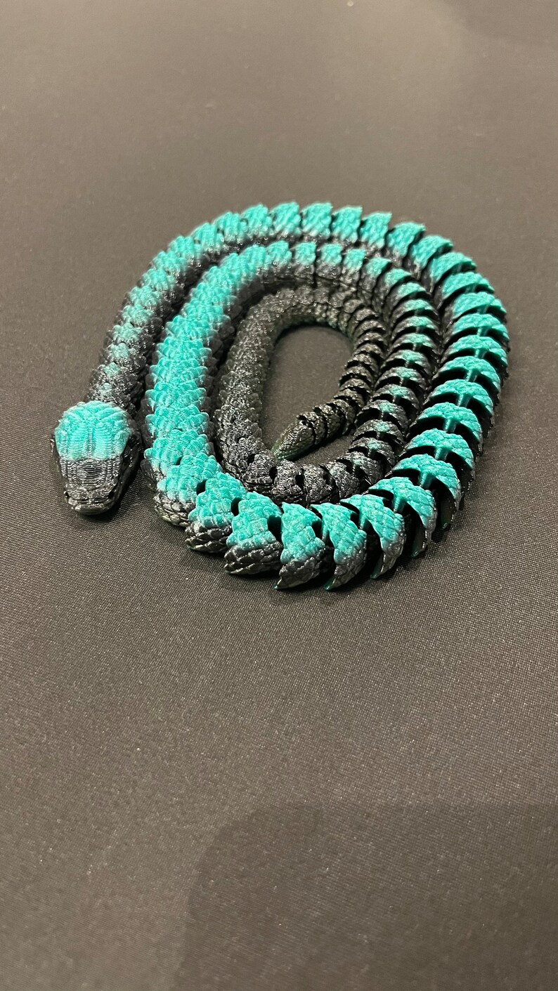 3D Printed Mcgybeer Flexi Snake - Etsy