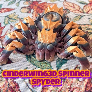 3D Printed Cinderwing3d Spinner Spyder - Etsy