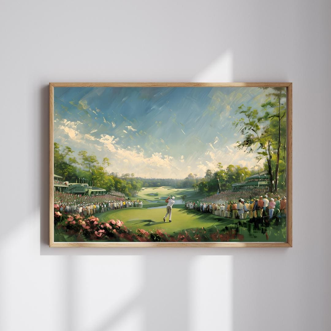 Masters Golf Tournament Impressionist Augusta Georgia Oil Painting ...