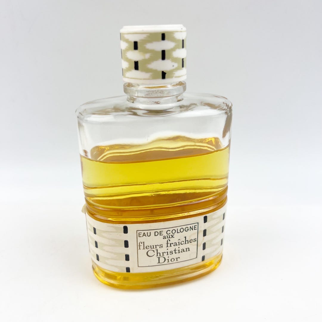 Vtg 1960s Christian Dior Eau De Cologne Aux Fleurs Fraiches Splash 4 Oz ...