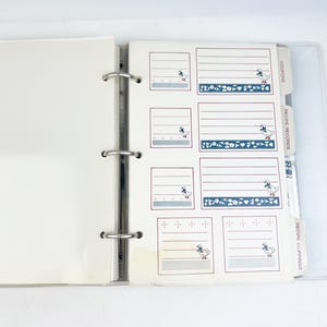 Vtg 1980s Goose Country Kitchen Organizer Ring Binder Planner Recipe B ...
