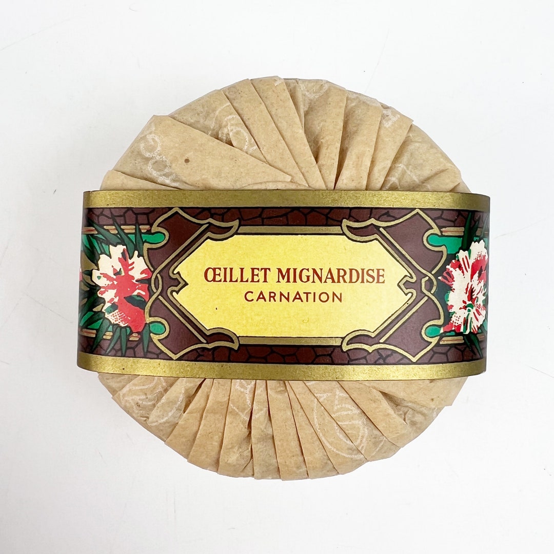 NEW Vintage Roger & Gallet Perfumed Soap Carnation 3.5 Oz France Floral ...