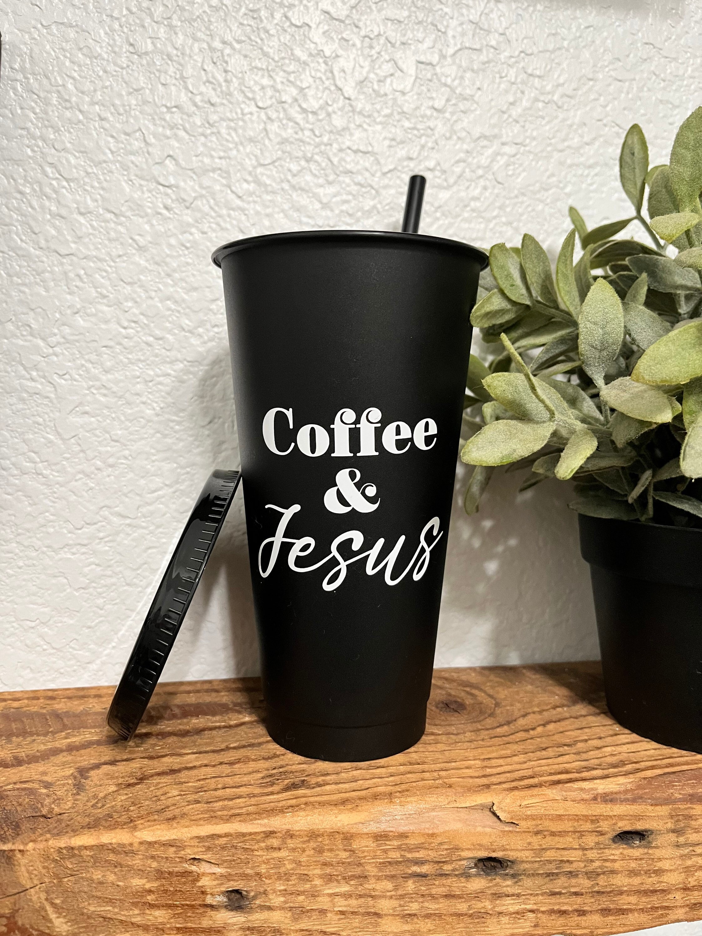 Coffee and Jesus Cup - Etsy
