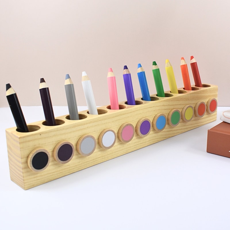 Colored Pencil Holder - Etsy