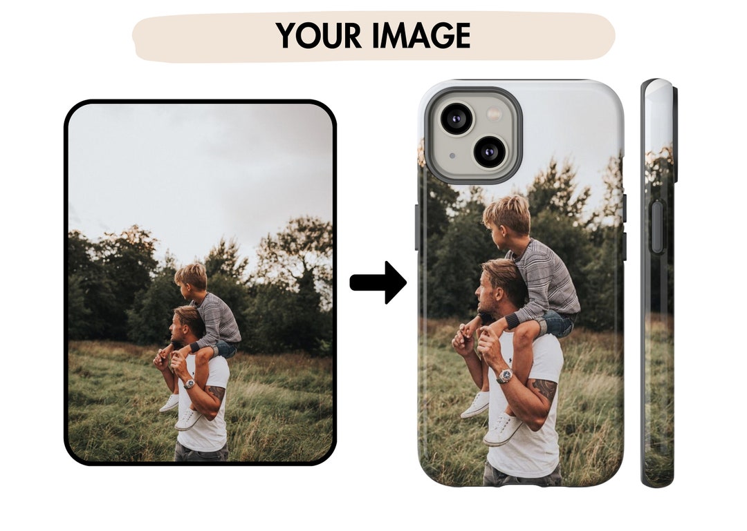 Custom Photo Phone Case Personalised Picture Gift for Samsung & iPhone ...