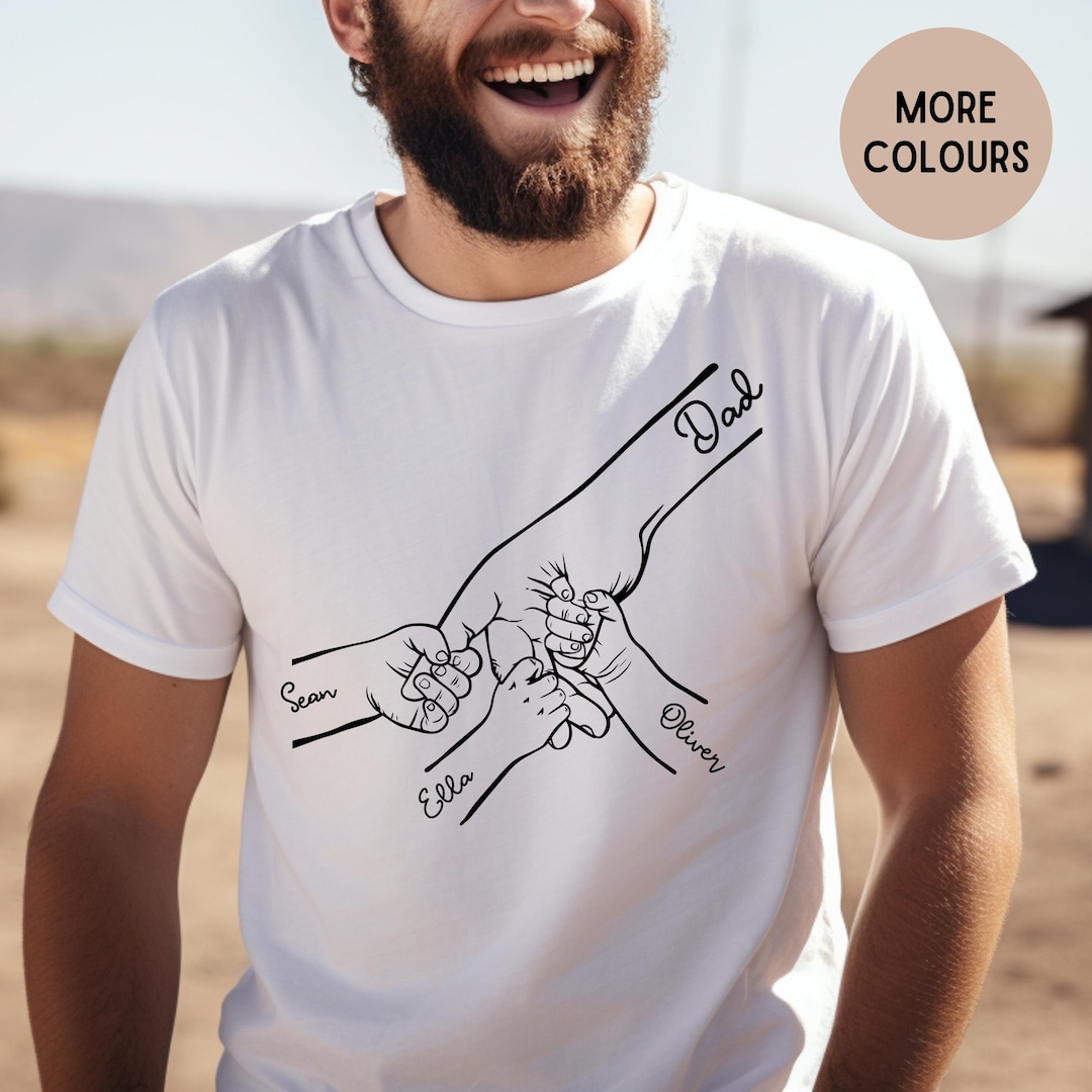 Personalized Dad Shirt, Personalized Papa Shirt, Custom Father's Day ...