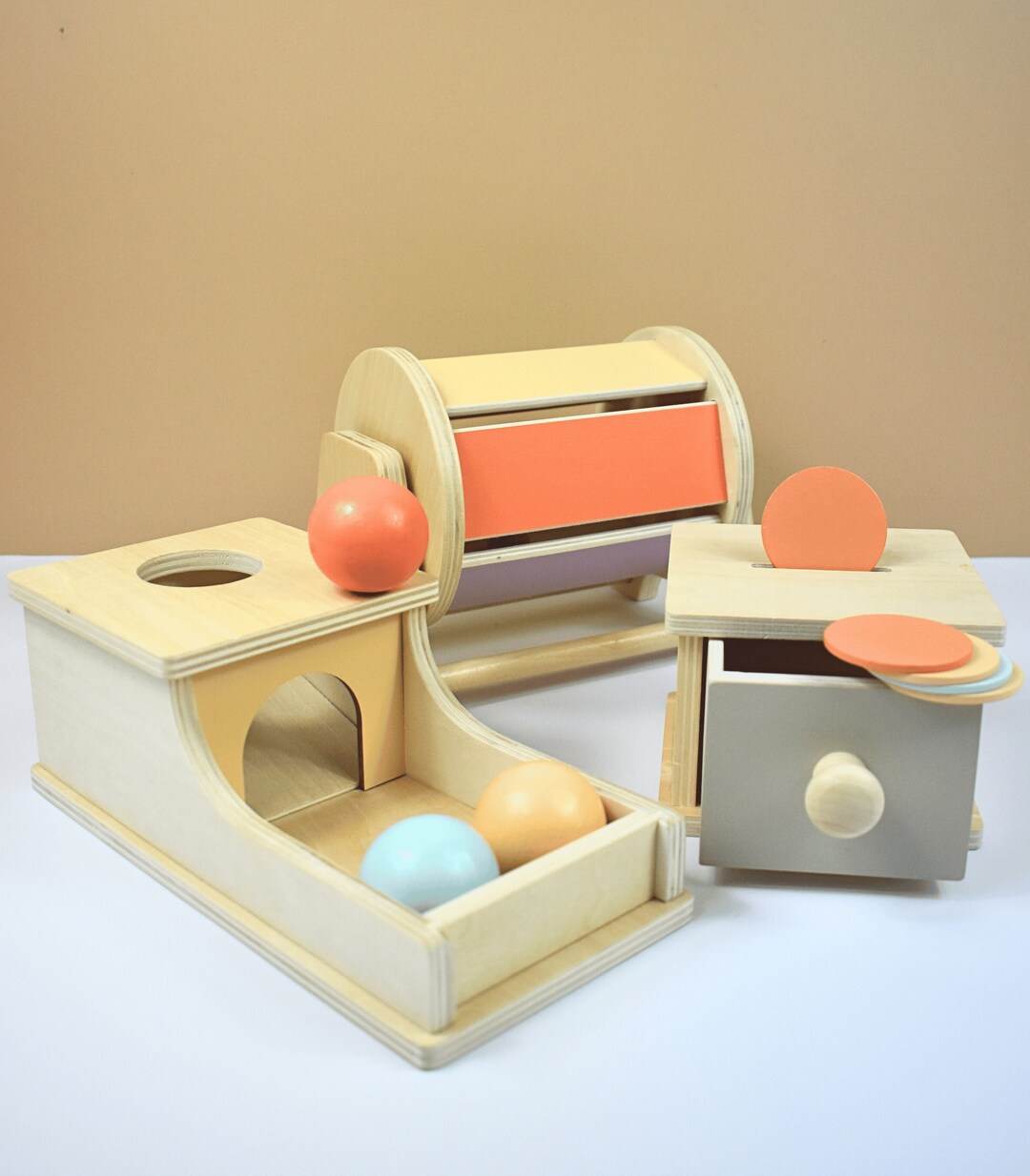 Montessori Object Permanence Box Montessori Toys for 1 Year - Etsy