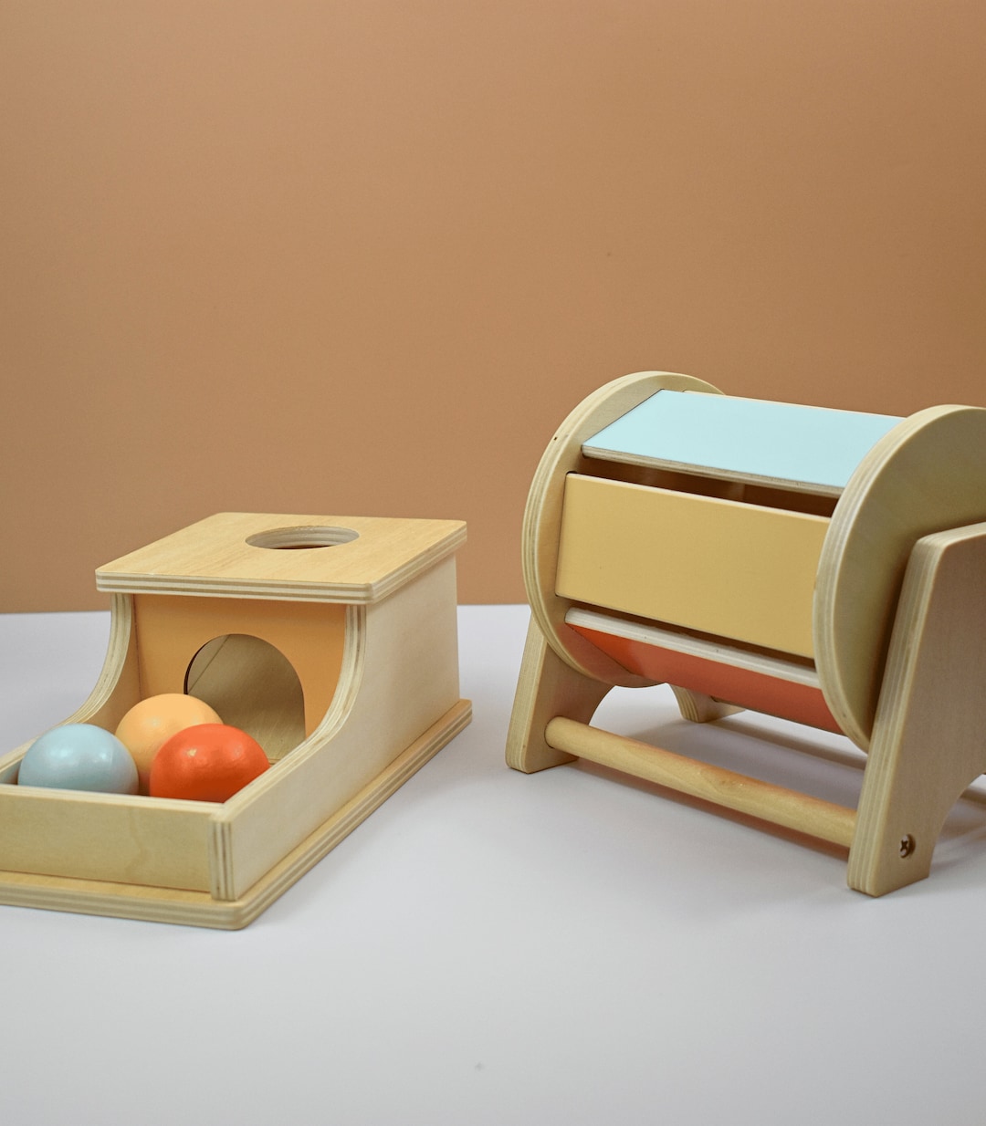 Montessori Object Permanence Box, Montessori Toys for 1 Year Old, Baby ...