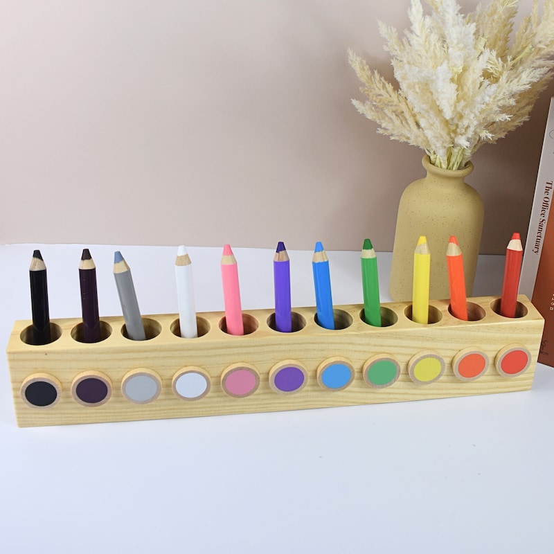 Colored Pencil Holder - Etsy
