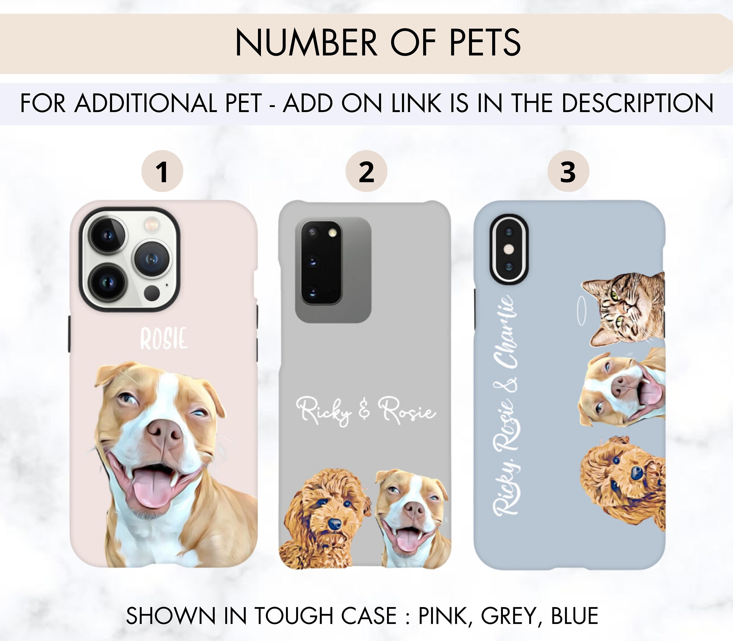 Custom Pet phone case photo + Name Custom pet phone case sold by Eric ...